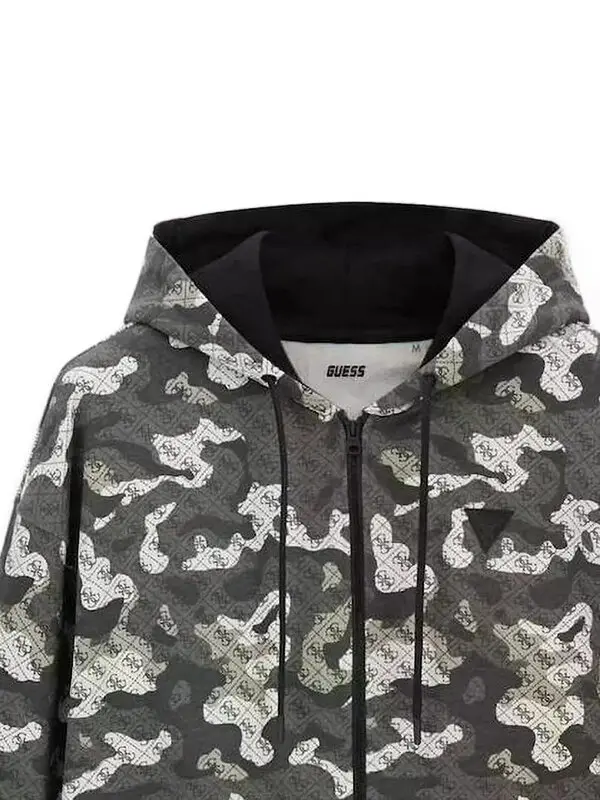 Guess Camouflage Print Hoodie