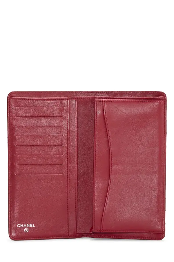 Chanel Quilted Caviar Classic Long Yen Wallet