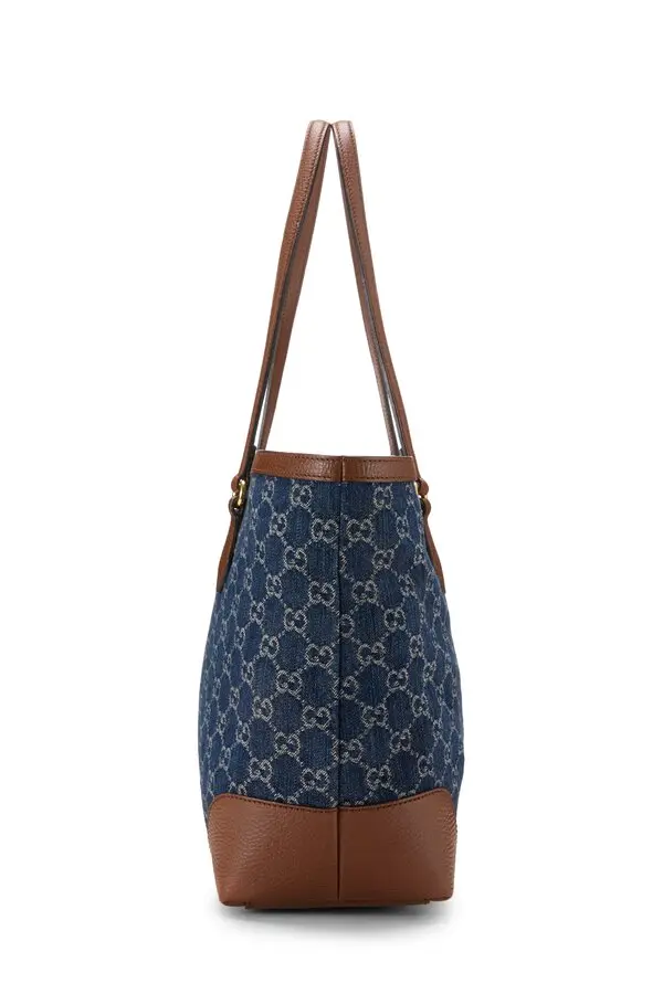 Gucci Ophidia Gg Denim Tote