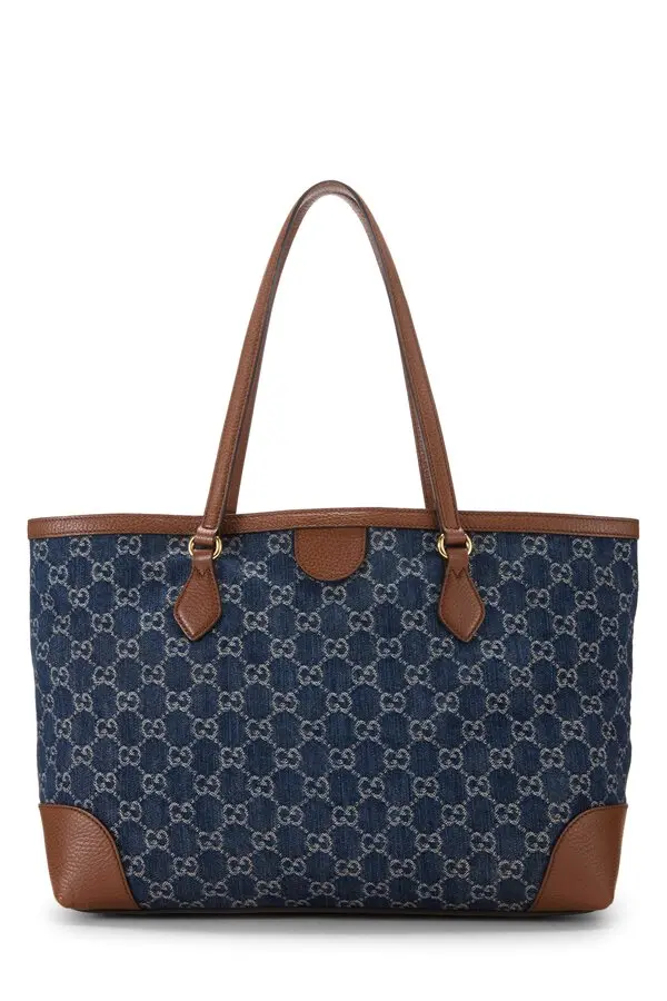 Gucci Ophidia Gg Denim Tote