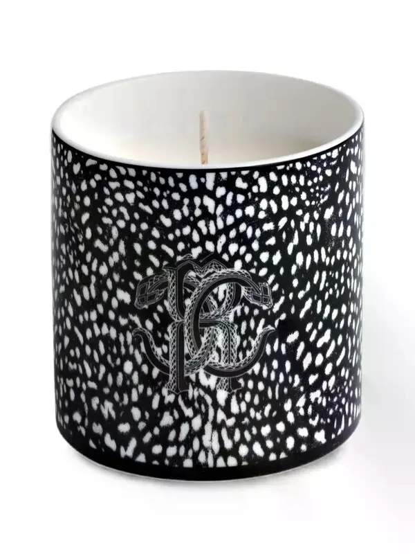 Roberto Cavalli Animal-print Candle