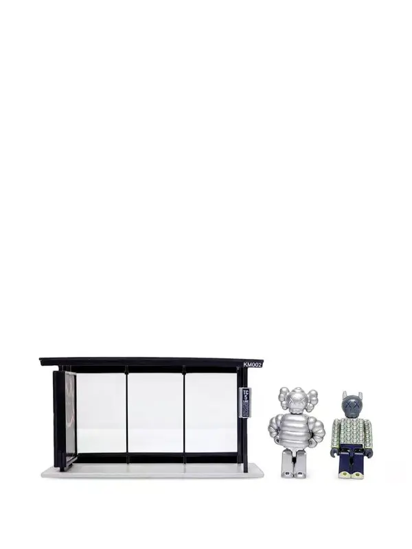 KAWS X Medicom Bus Stop Series Volume 3 Vinyl Figurine - Silver