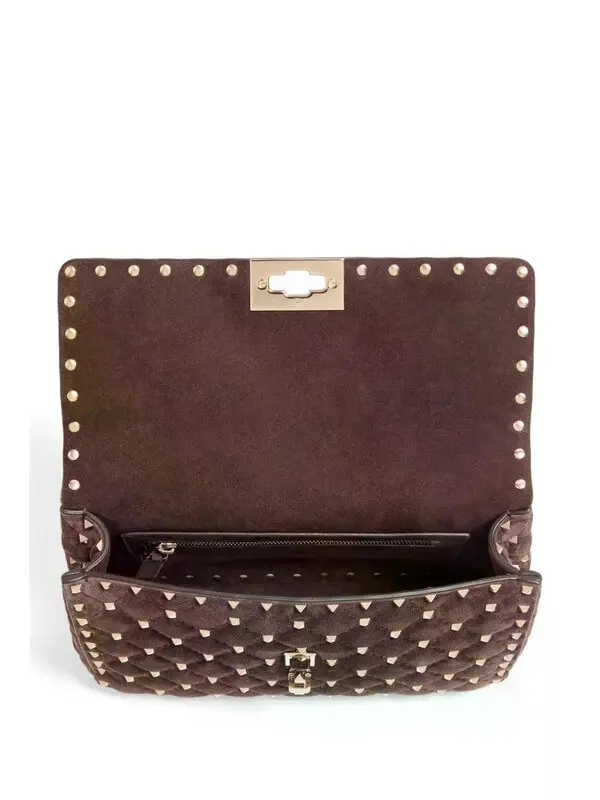 Valentino Garavani Rockstud Spike Medium Suede Bag