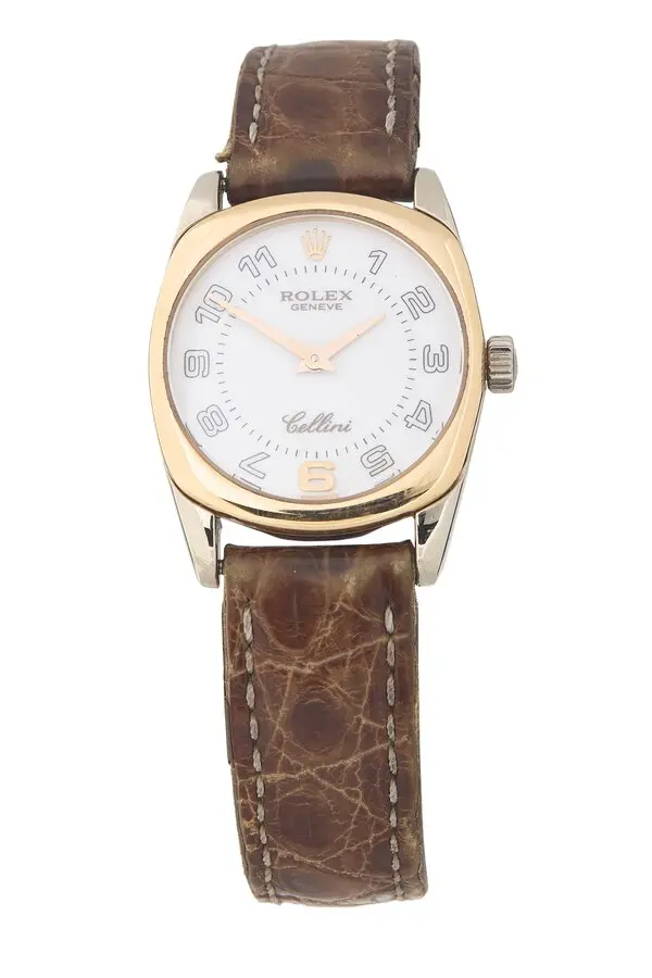 Rolex Two-tone Cellini Danaos 6229 25mm - White