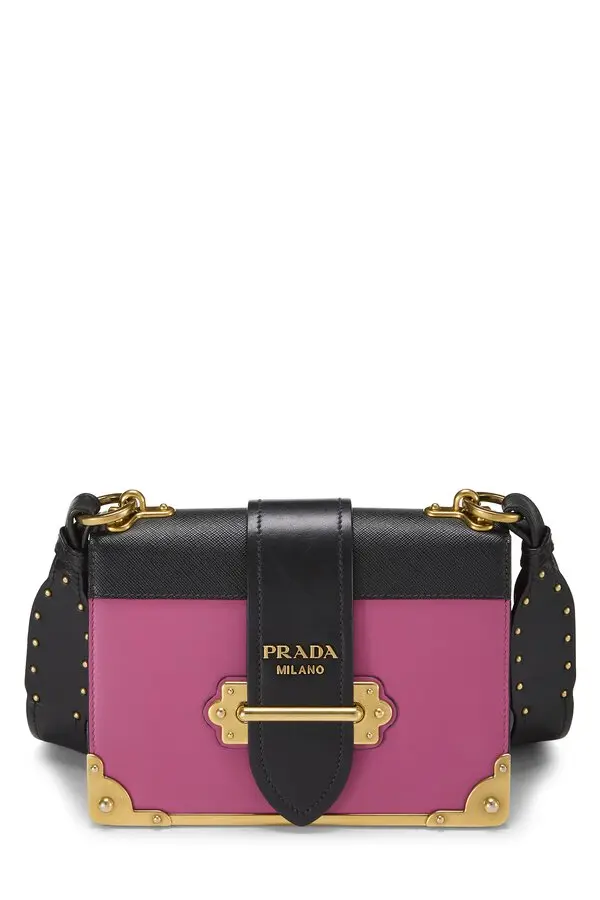 Prada Cahier Crossbody Bag - Pink