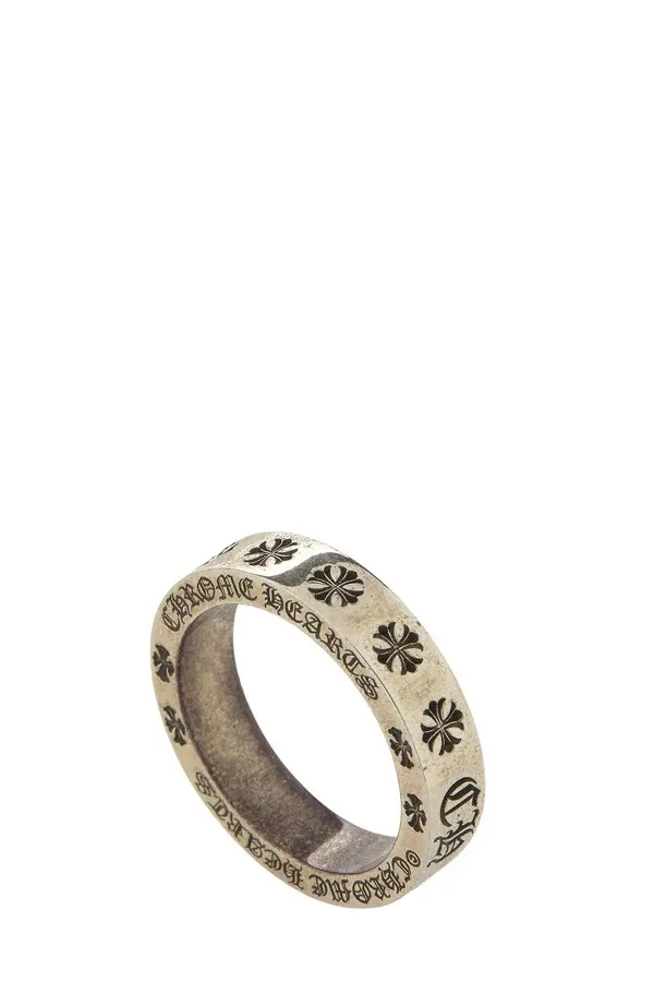 Chrome Hearts Sterling Forever Spacer Band Ring - Silver