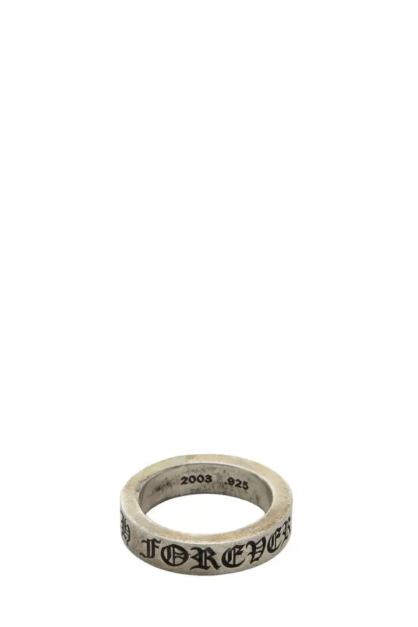 Chrome Hearts Sterling Forever Spacer Band Ring