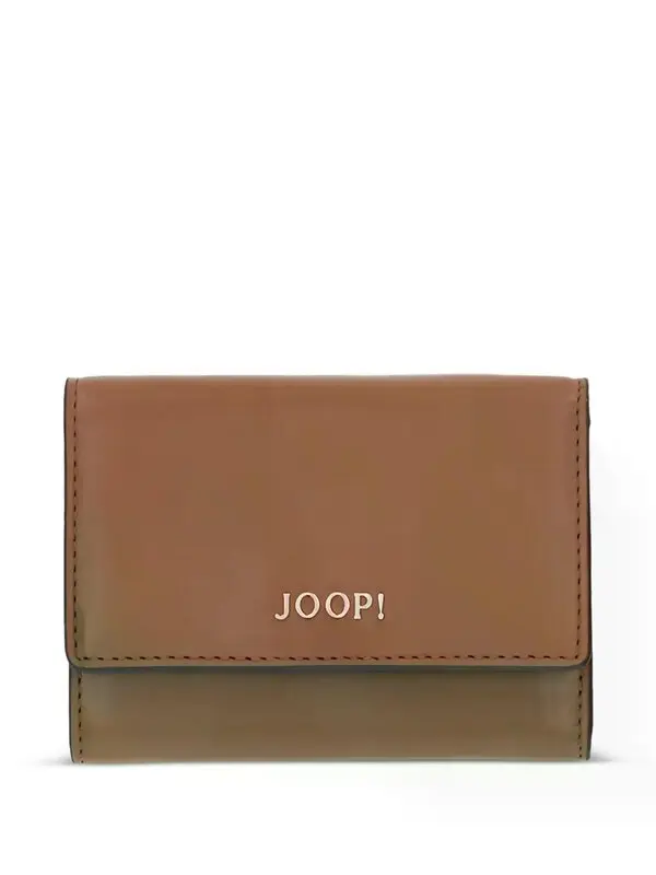 JOOP! Dattilo Alida Logo-plaque Foldover Wallet - Brown