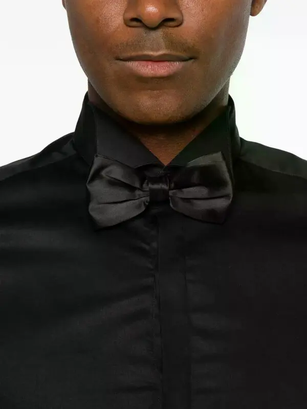 CARLO PIGNATELLI Classic-collar Concealed-placket Shirt
