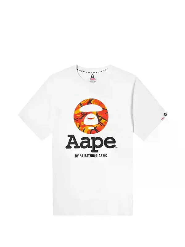 A BATHING APE Moonface-print T-shirt