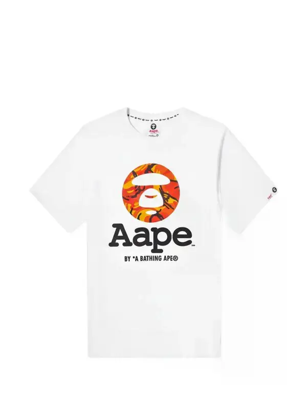 A BATHING APE Moonface-print T-shirt