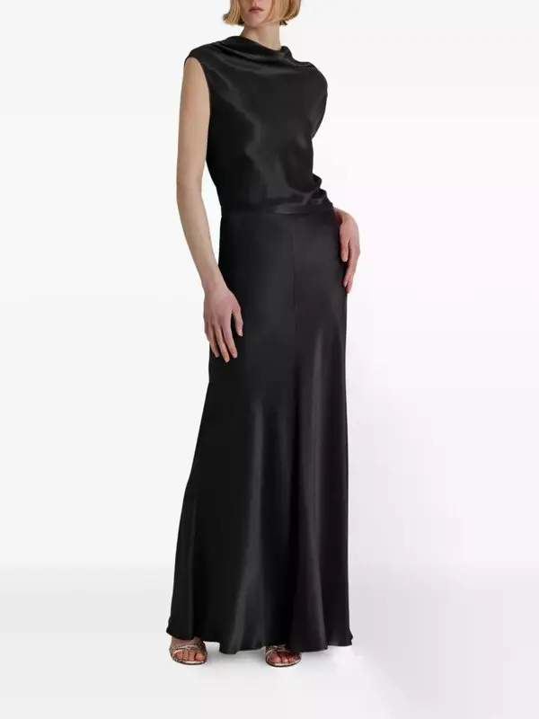 Alberta Ferretti Cowl Neck Sleeveless Top