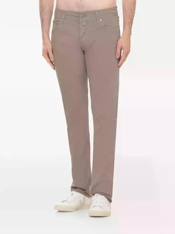 Jacob Cohen Slim-fit Logo Patch Trousers