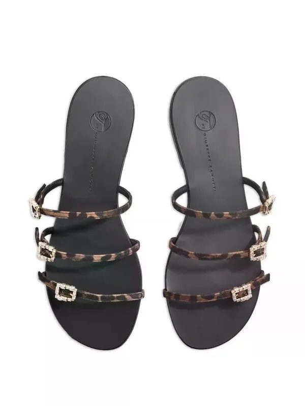 TEMPERLEY LONDON Eclipse Buckle Detail Sandals