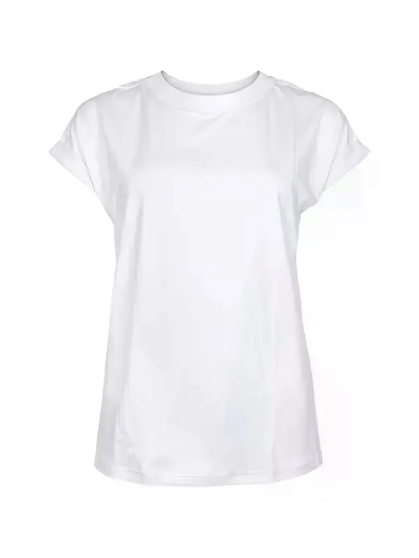 Eleventy Rolled-sleeve Crew-neck T-shirt - White