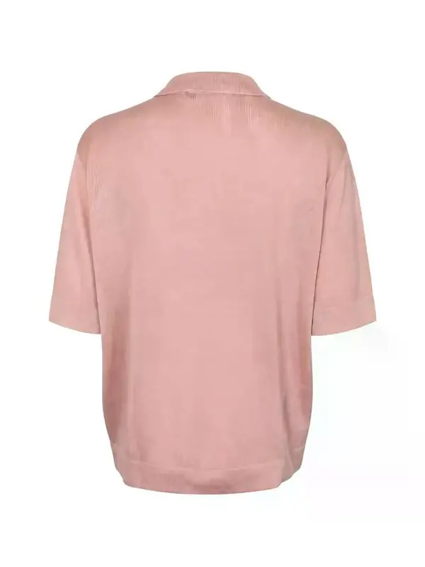 Seventy Fine-knit Short-sleeve Polo Shirt