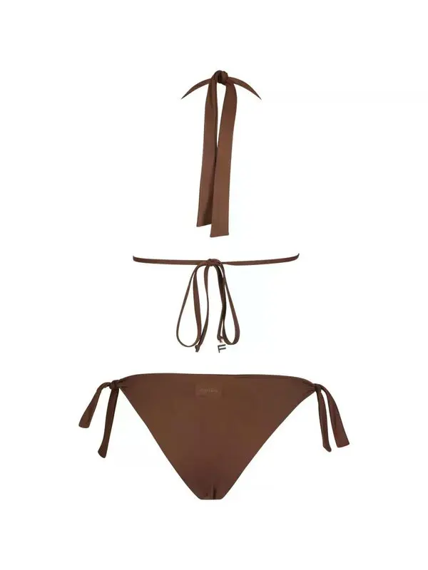 FISICO Halterneck Bikini With Ring Detail
