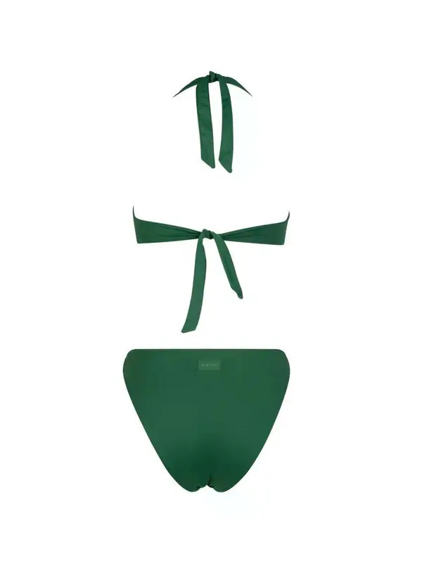 FISICO Emerald Halterneck Bikini With Ring Hardware