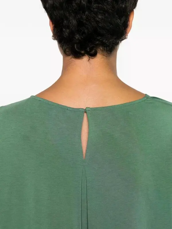 Max Mara Silk Boat Neck Top
