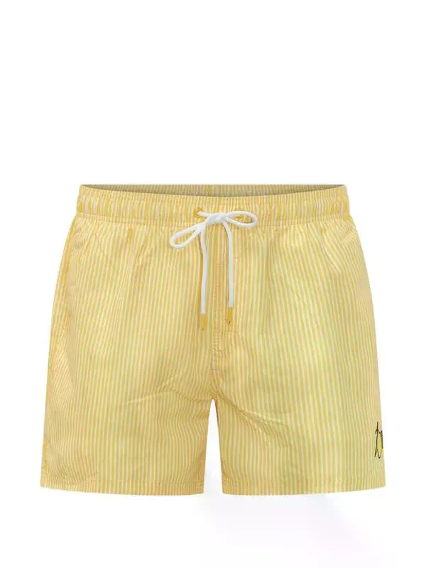 Sundek Striped Drawstring Swim Shorts
