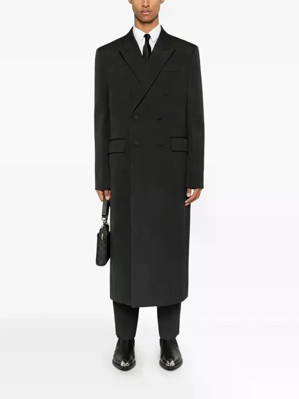 Gucci Ancora Embroidered Wool Coat