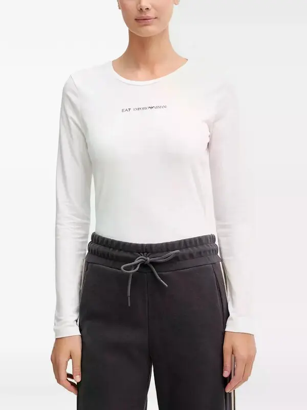 EA7 Emporio Armani Long-sleeve Logo T-shirt - White