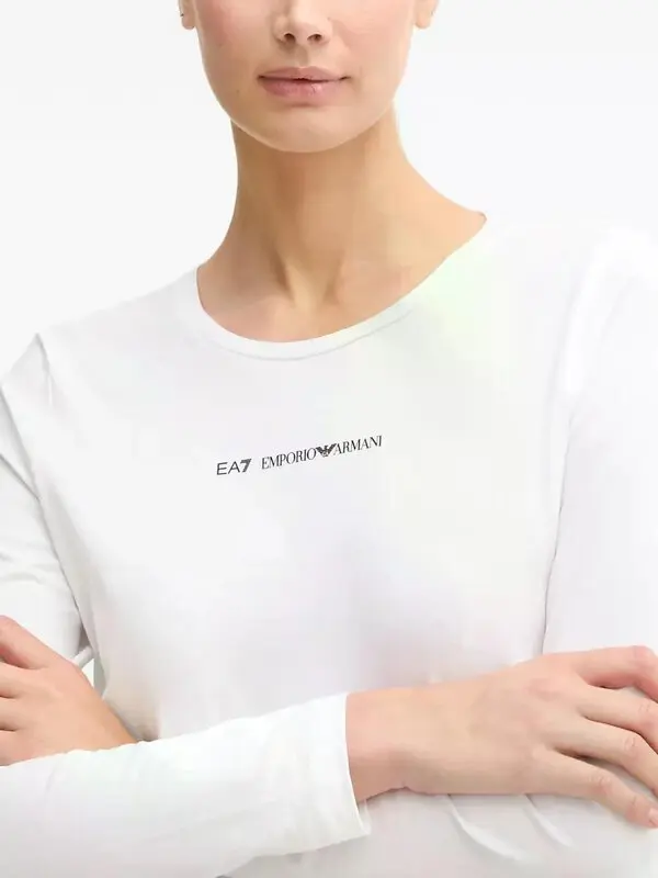 EA7 Emporio Armani Long-sleeve Logo T-shirt