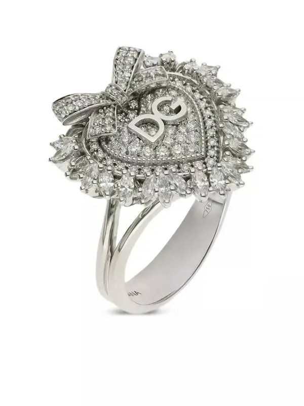 Dolce & Gabbana 18kt White Gold Diamond Ring