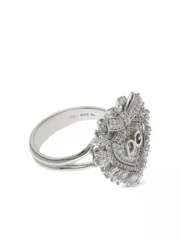 Dolce & Gabbana 18kt White Gold Diamond Ring