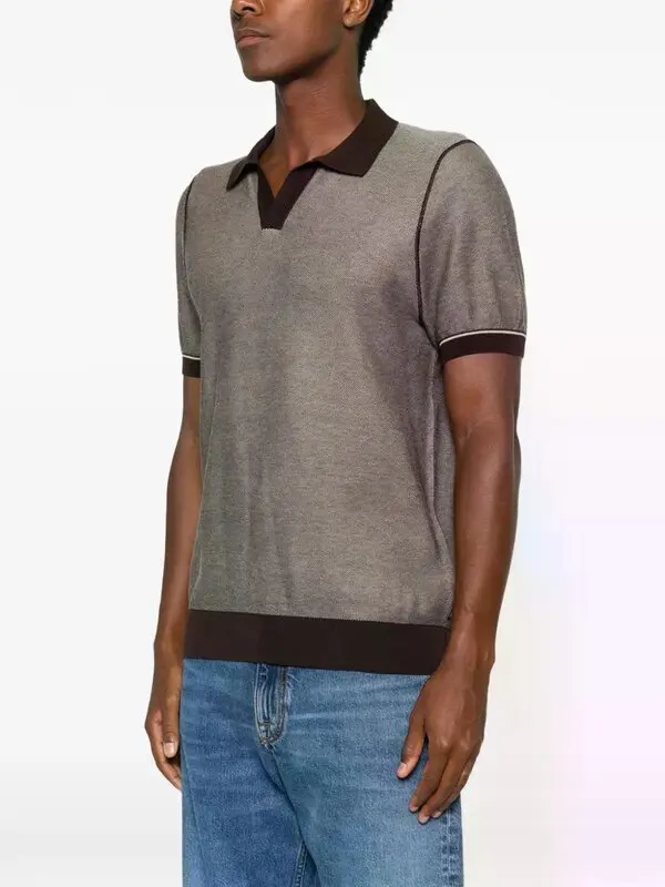 BOSS Contrast-trim Polo Shirt