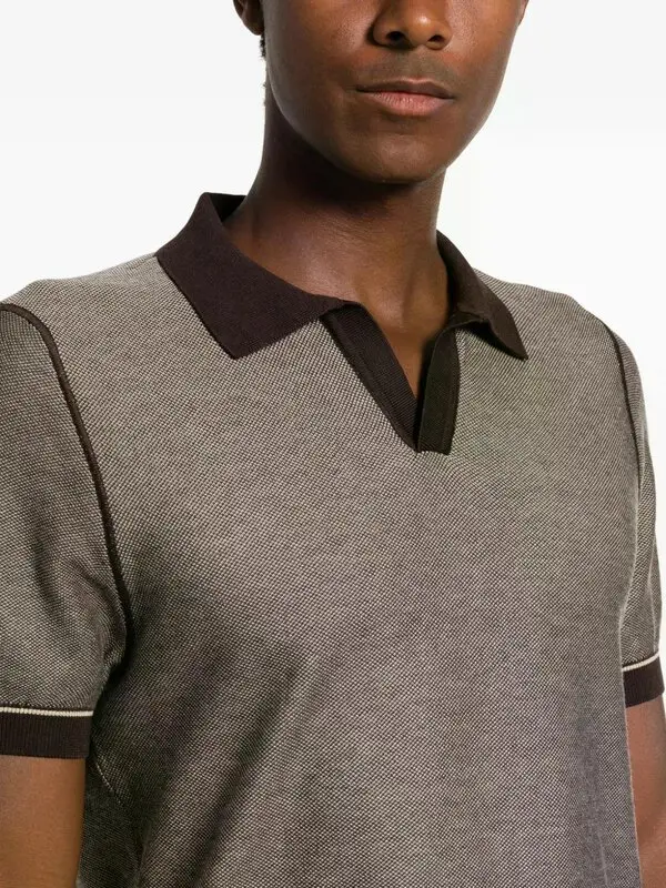 BOSS Contrast-trim Polo Shirt