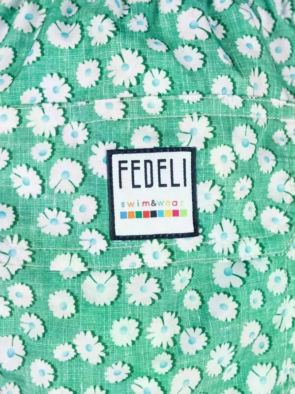 Fedeli Daisy Print Swim Shorts