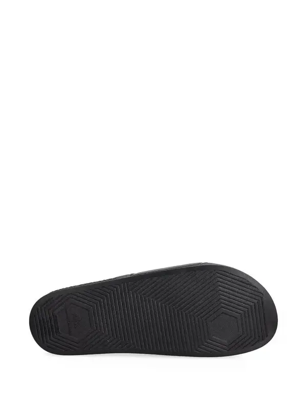 Armani Exchange Grained Leather Slides