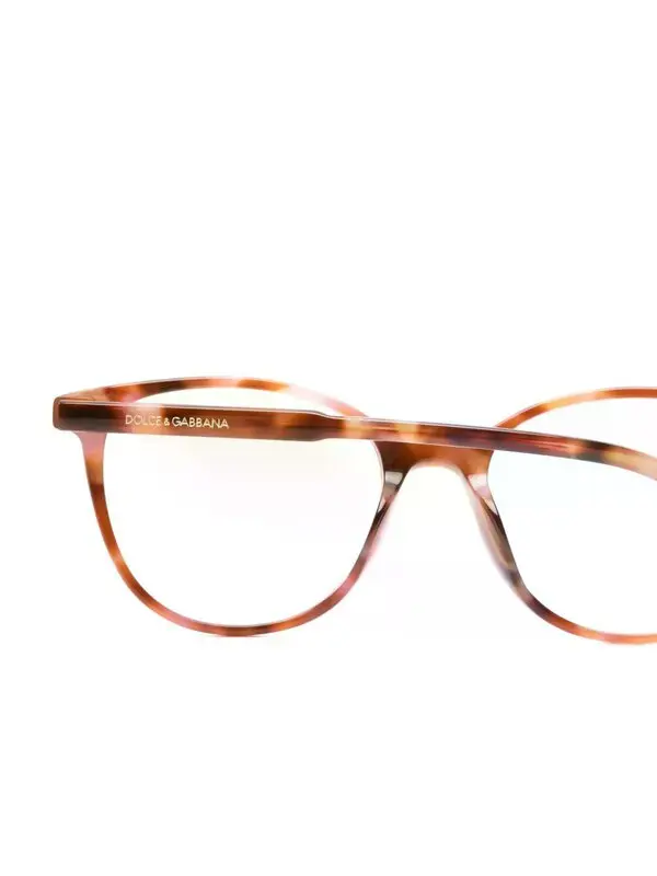 Dolce & Gabbana Tortoiseshell-effect Cat-eye Glasses