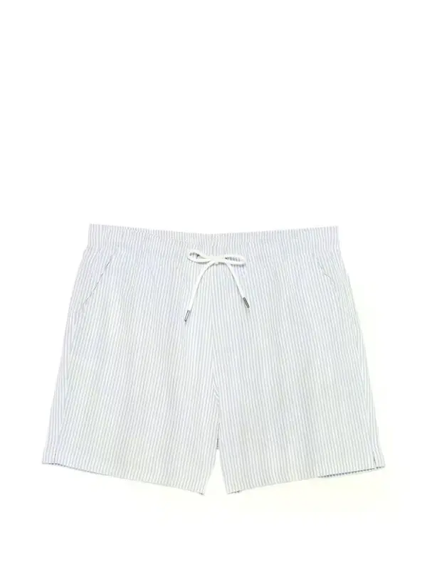 PROFUOMO Seersucker Swim Shorts