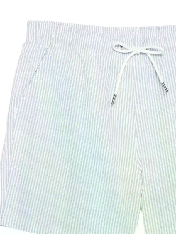 PROFUOMO Seersucker Swim Shorts