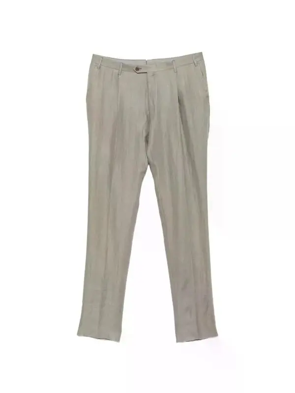 Corneliani Pleated Pressed-crease Trousers