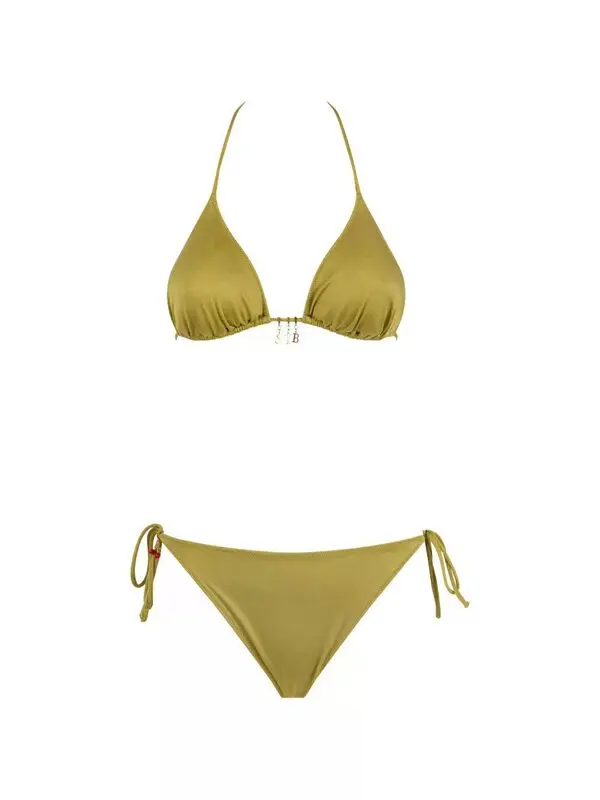 MC2 SAINT BARTH Embellished Triangle Bikini