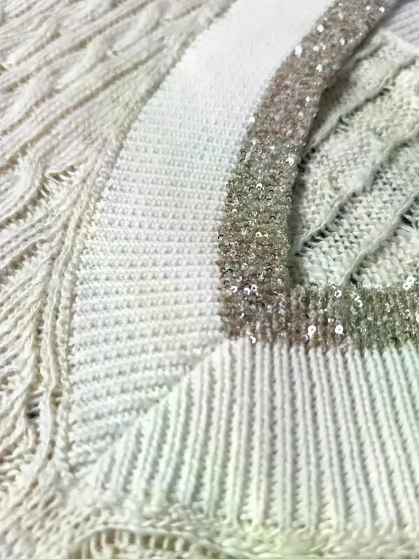 Brunello Cucinelli Sequin Embellished Sweater