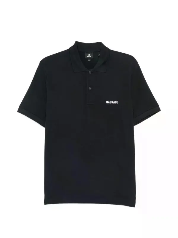 Mackage Logo-print Cotton Polo Shirt