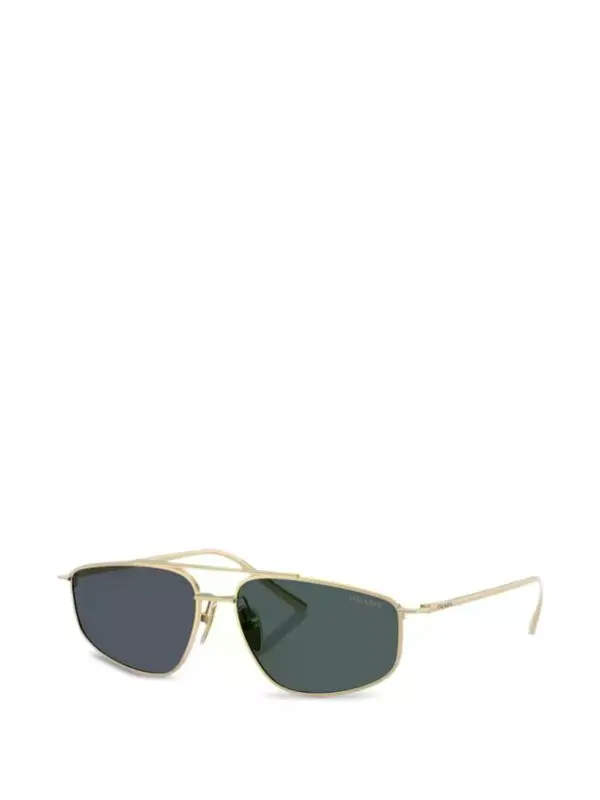 Prada Tone Pilot Frame Sunglasses - Gold
