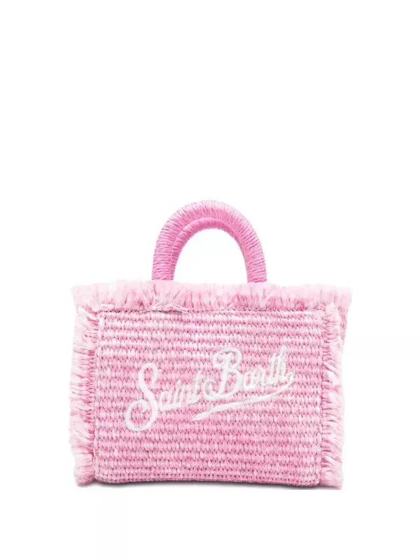 MC2 SAINT BARTH Woven Tote Bag - Pink