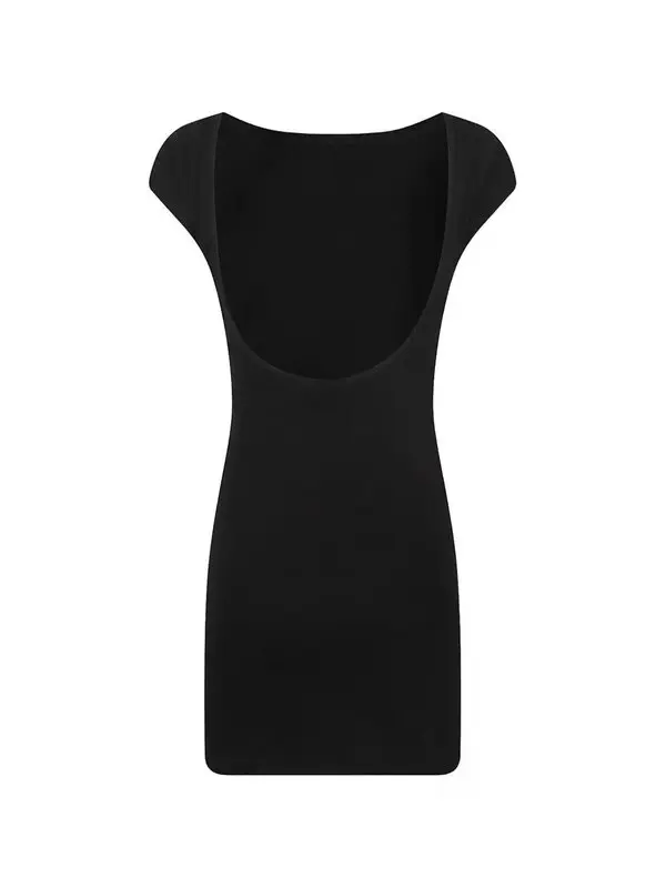 Matteau Cap Sleeve Low-back Dress