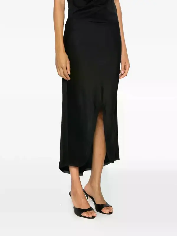Victoria Beckham Split Detail Midi Skirt