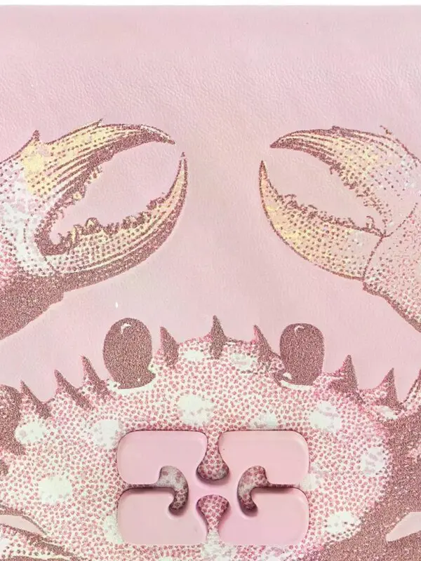 GANNI Crab-print Wallet
