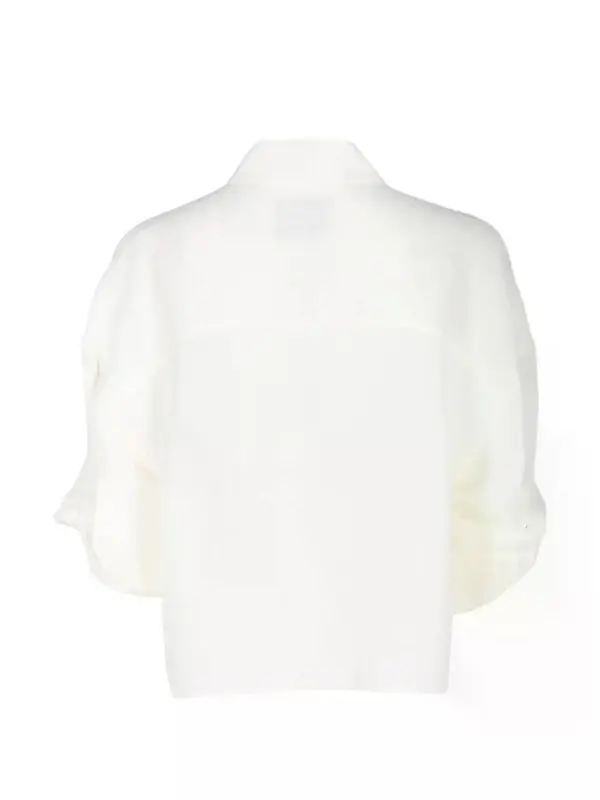 TWP Ivory Chest Patch Pocket Shirt
