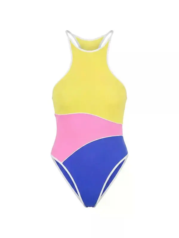 Dsquared2 Colour-block Swimsuit - Yellow