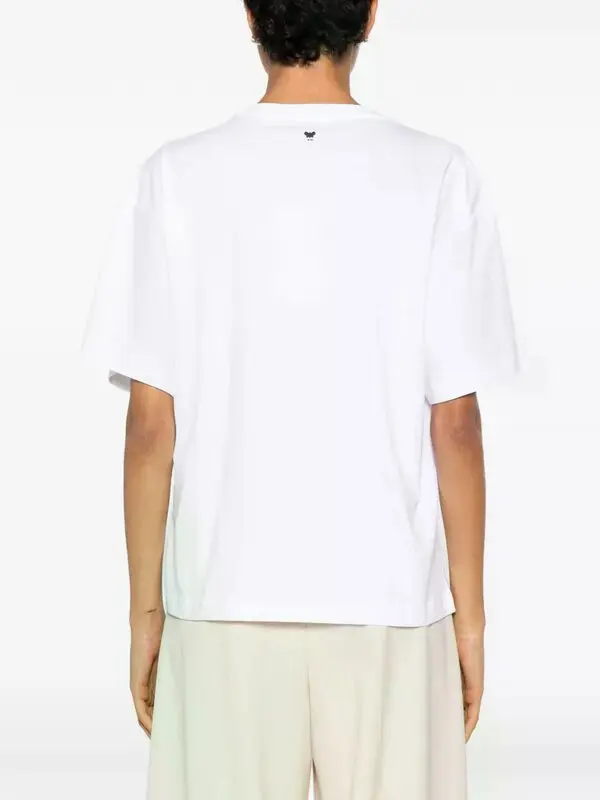 Max Mara Slogan Print T-shirt