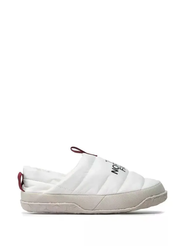 The North Face Quilted Mules - White