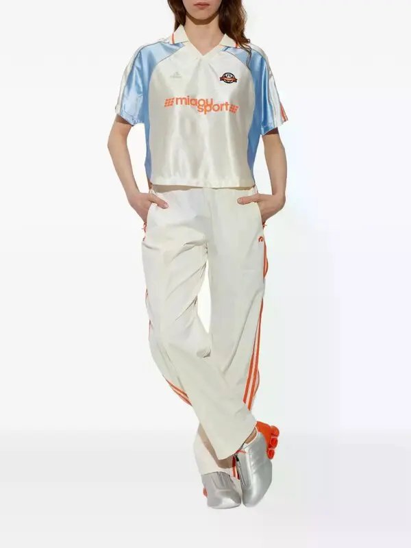 Adidas Miaou Logo-print Panelled T-shirt